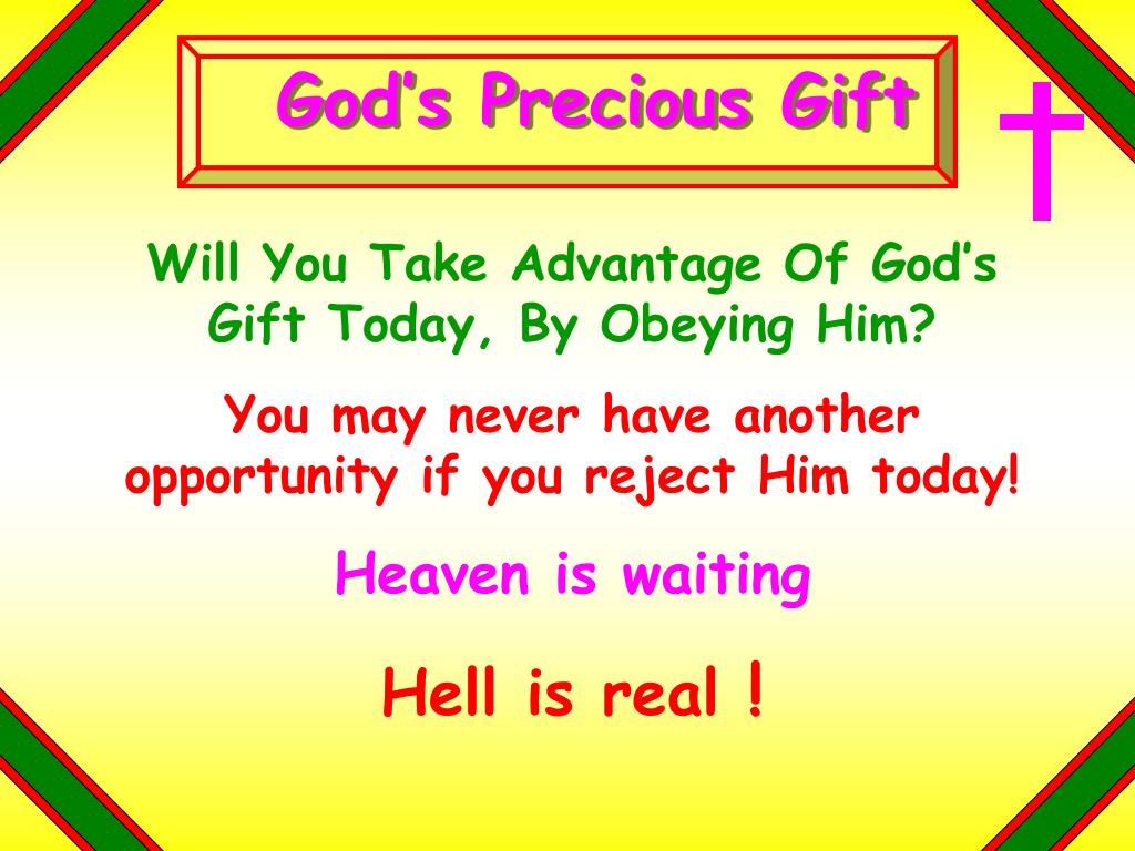 PPT - GOD’S PRECIOUS GIFT PowerPoint Presentation, free download - ID ...
