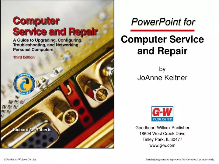 PPT - PowerPoint for Computer Service and Repair PowerPoint Presentation - ID:1748698