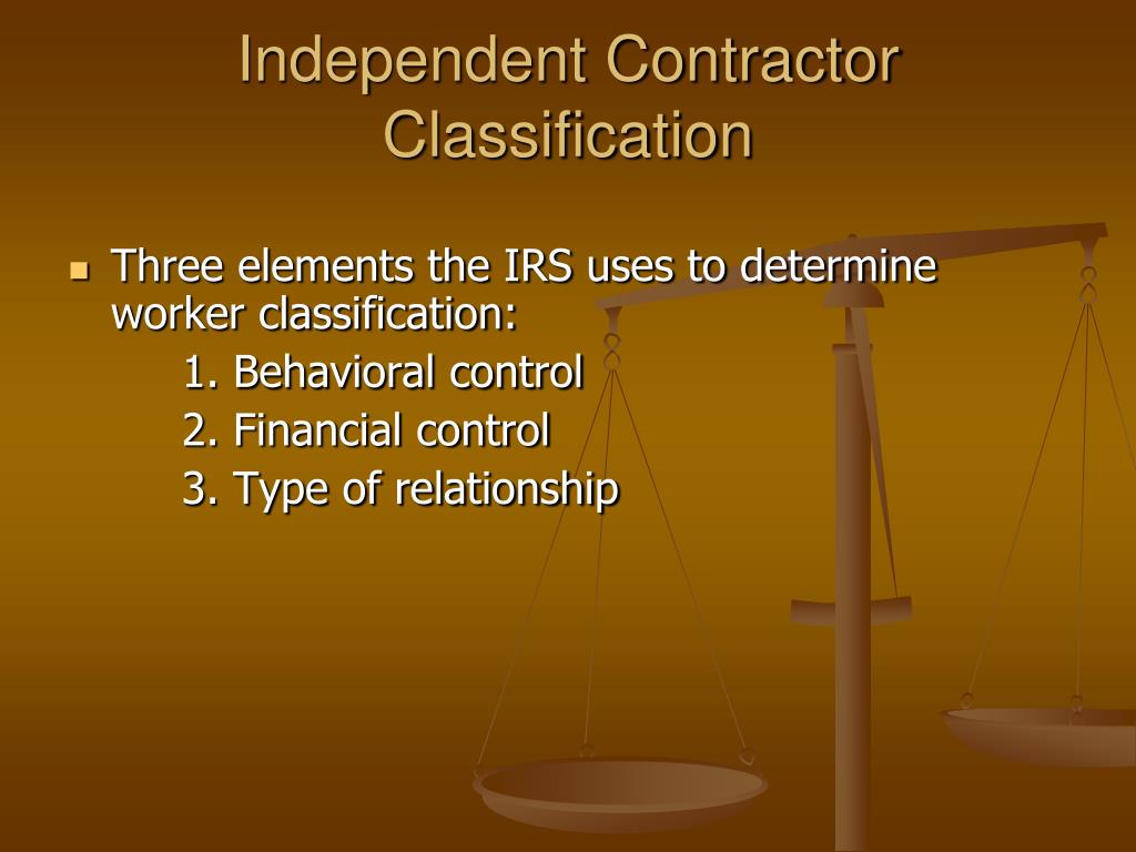 PPT - Independent Contractor or Employee PowerPoint Presentation, free ...