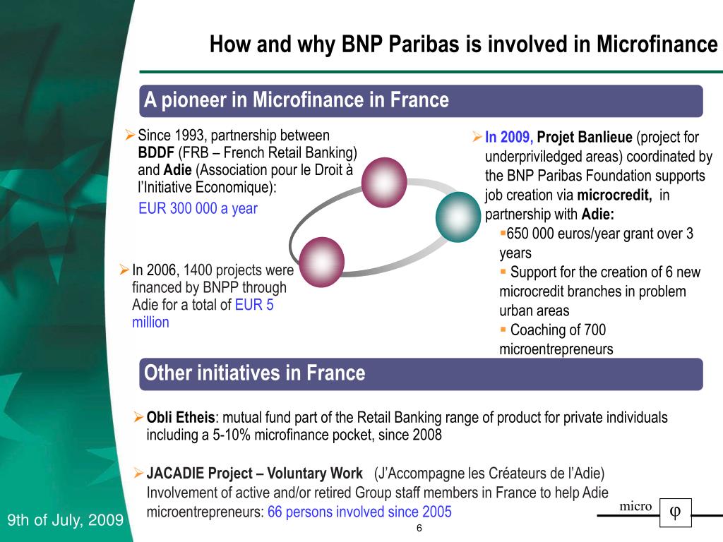 PPT - Microfinance: How to fight poverty when you are a commercial bank ...