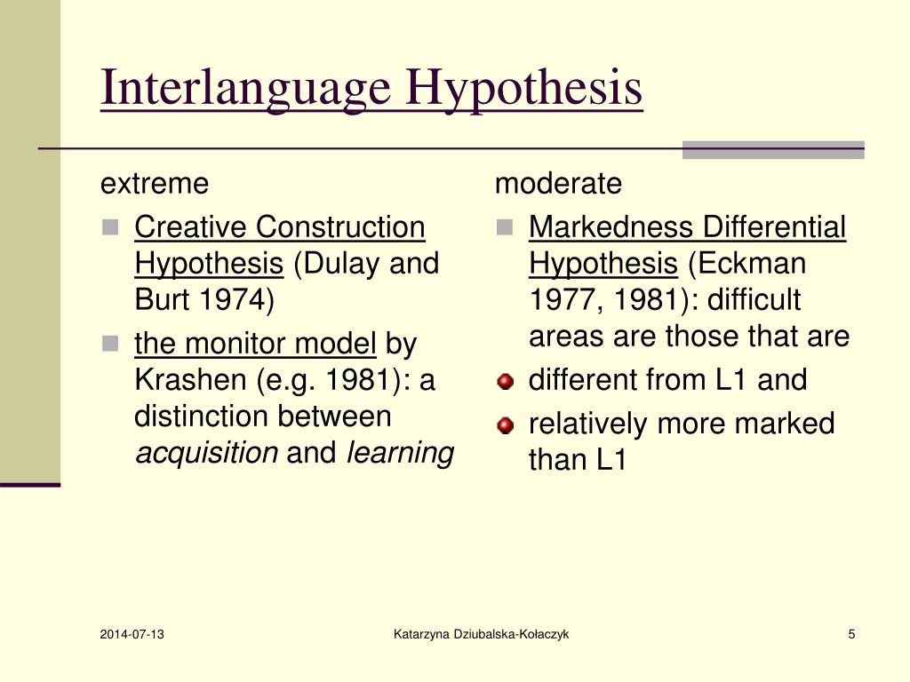 PPT - Introducing SLA of phonology research: a historical perspective ...