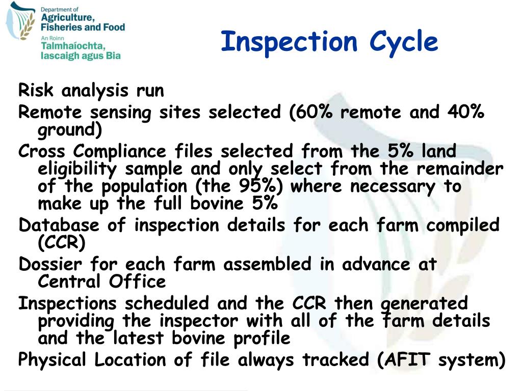 PPT - Organization de los controles de condicionalidad en irlanda ...