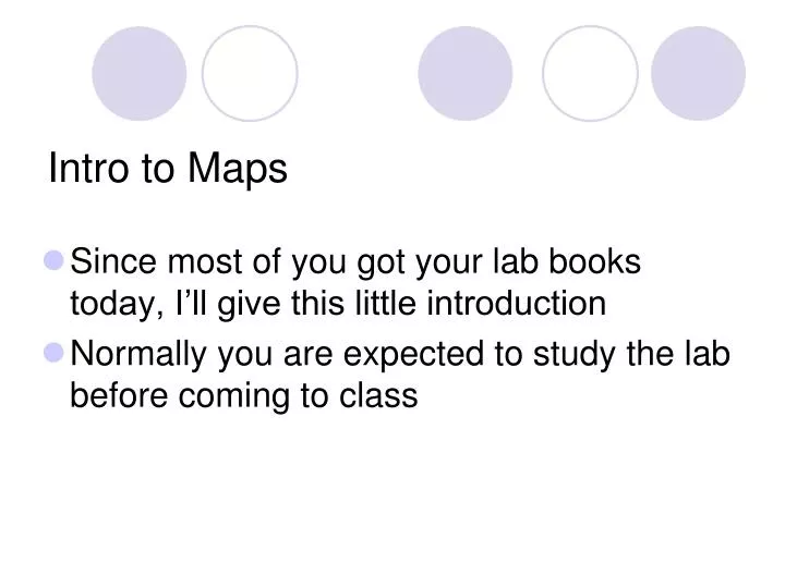 PPT - Intro to Maps PowerPoint Presentation, free download - ID:1749660