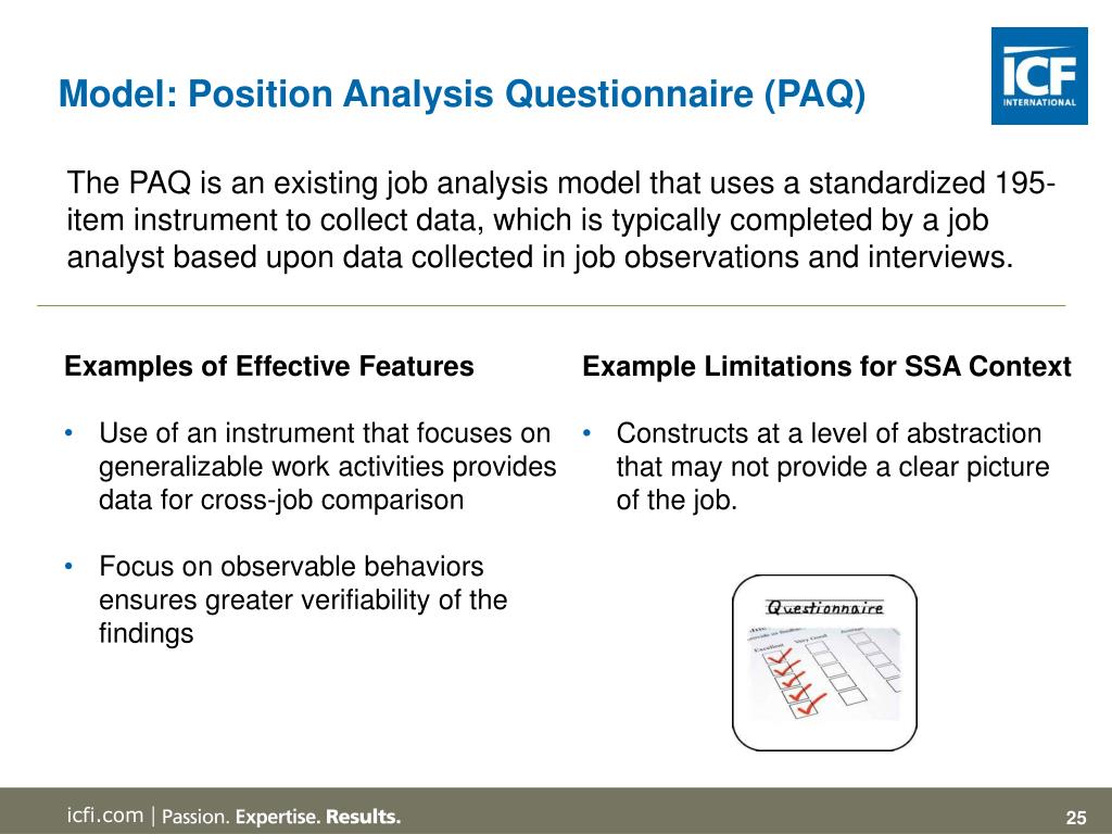 PPT - Social Security Administration Call Order 0001: Job Analysis ...