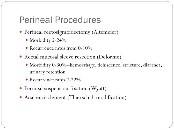 PPT - Rectal Prolapse PowerPoint Presentation - ID:1750345