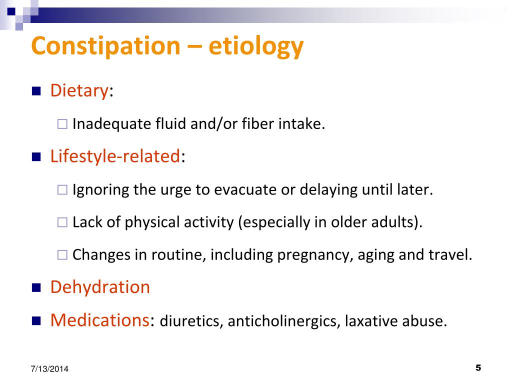 PPT - Pharmacotherapy of GI Motility Disorders (Constipation & Diarrhea ...