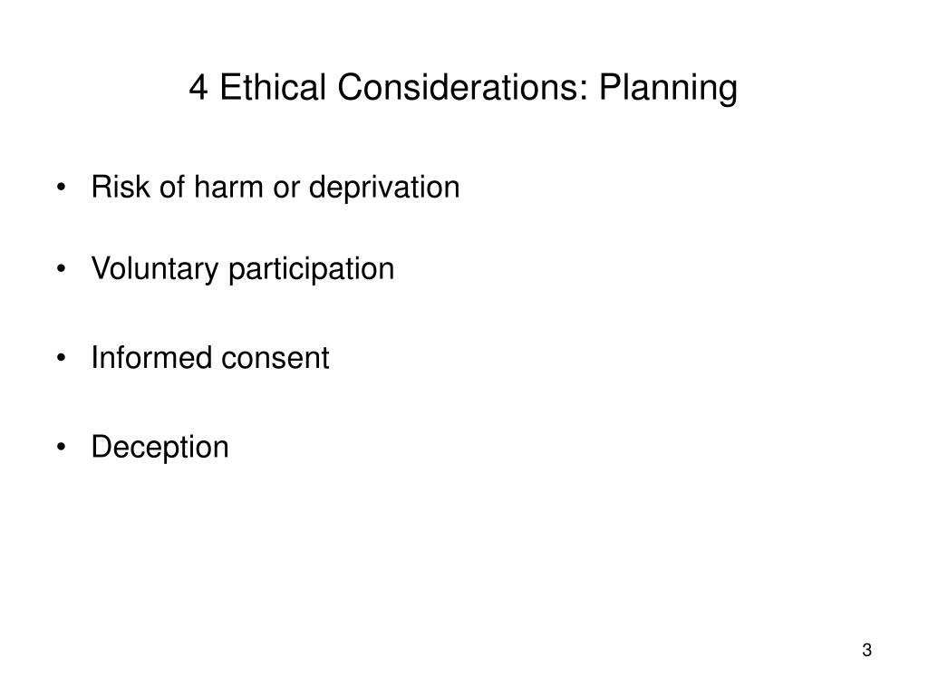 PPT - Chapter 3: Ethical Treatment of Research Participants PowerPoint ...