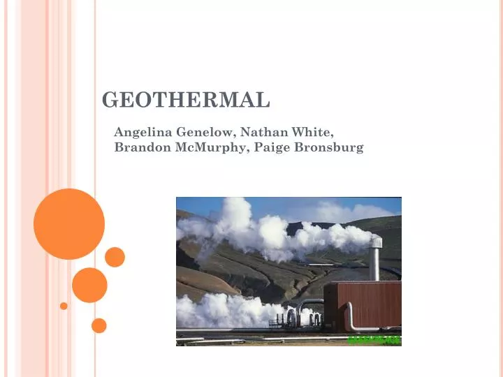 PPT - GEOTHERMAL PowerPoint Presentation, free download - ID:1750638