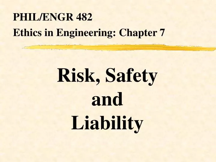PPT - Risk, Safety and Liability PowerPoint Presentation, free download ...