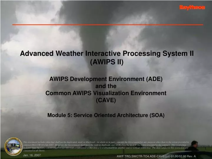 PPT - Advanced Weather Interactive Processing System II (AWIPS II ...