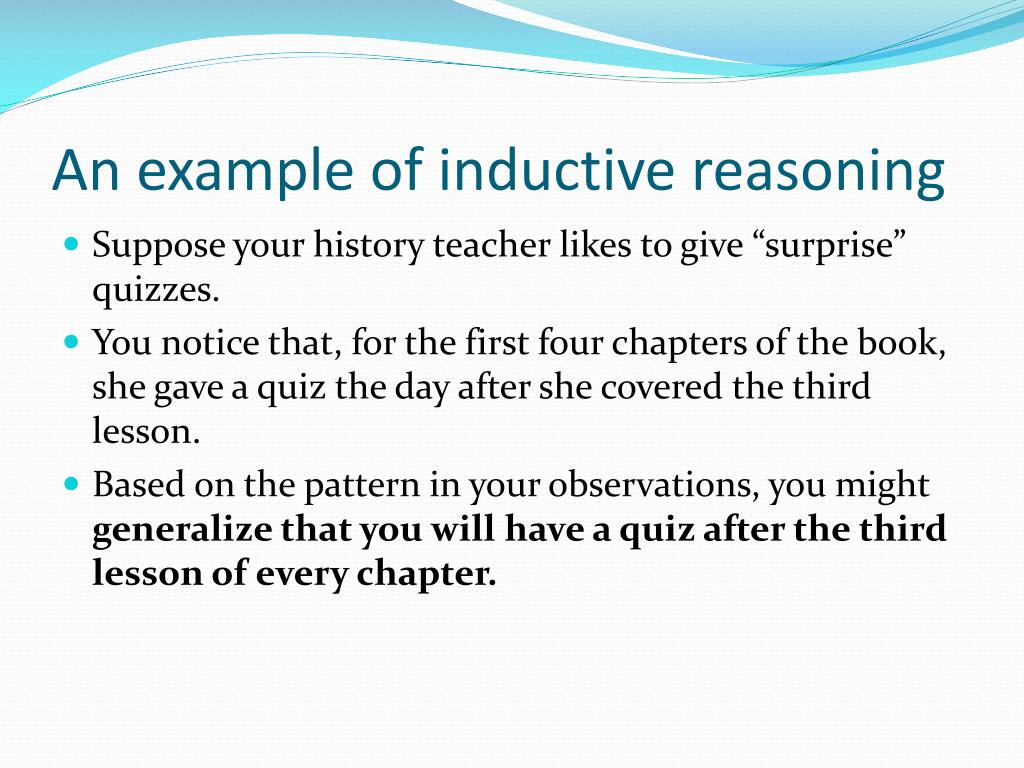 PPT 2 1 Inductive Reasoning PowerPoint Presentation Free Download 