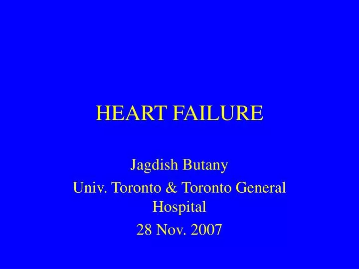 PPT - HEART FAILURE PowerPoint Presentation, free download - ID:1751618