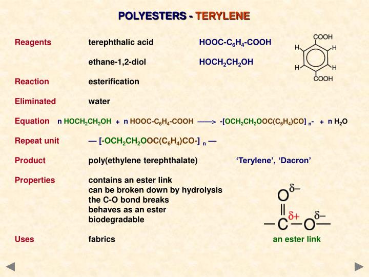 PPT - Condensation polymers PowerPoint Presentation - ID:1752244