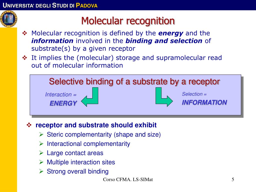 PPT - Chimica Fisica dei Materiali Avanzati Part 2 – Supramolecular ...