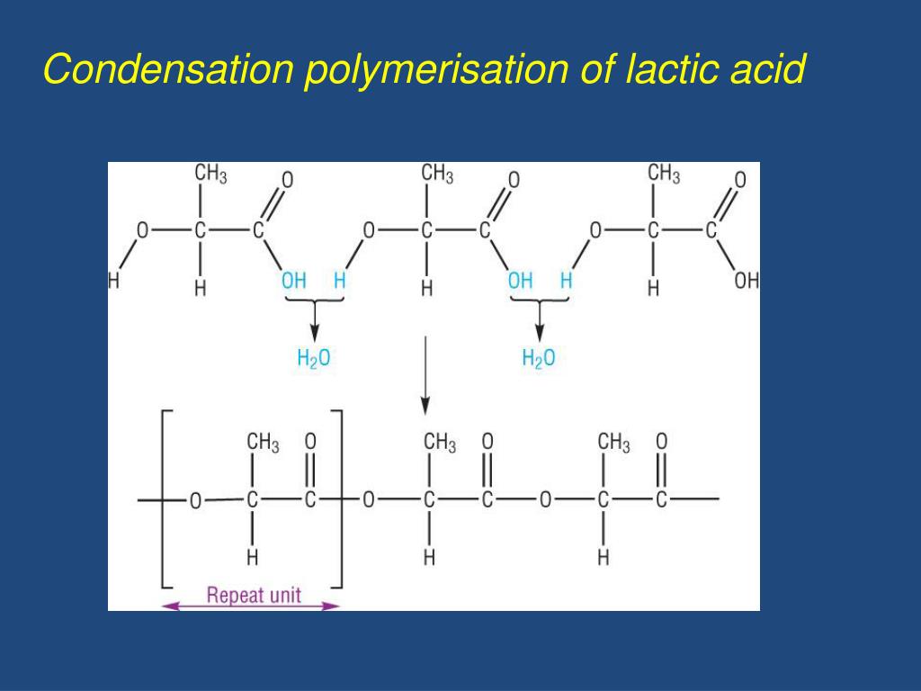 PPT - Describe condensation polymerisation forming polyesters and ...