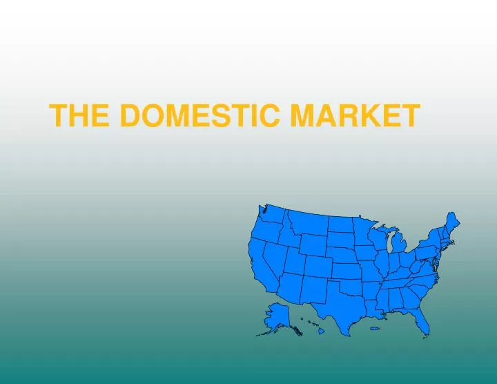 PPT - THE DOMESTIC MARKET PowerPoint Presentation, free download - ID ...