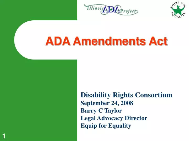 PPT - ADA Amendments Act PowerPoint Presentation, free download - ID ... PPT - ADA Amendments Act PowerPoint Presentation, free download - ID ...
