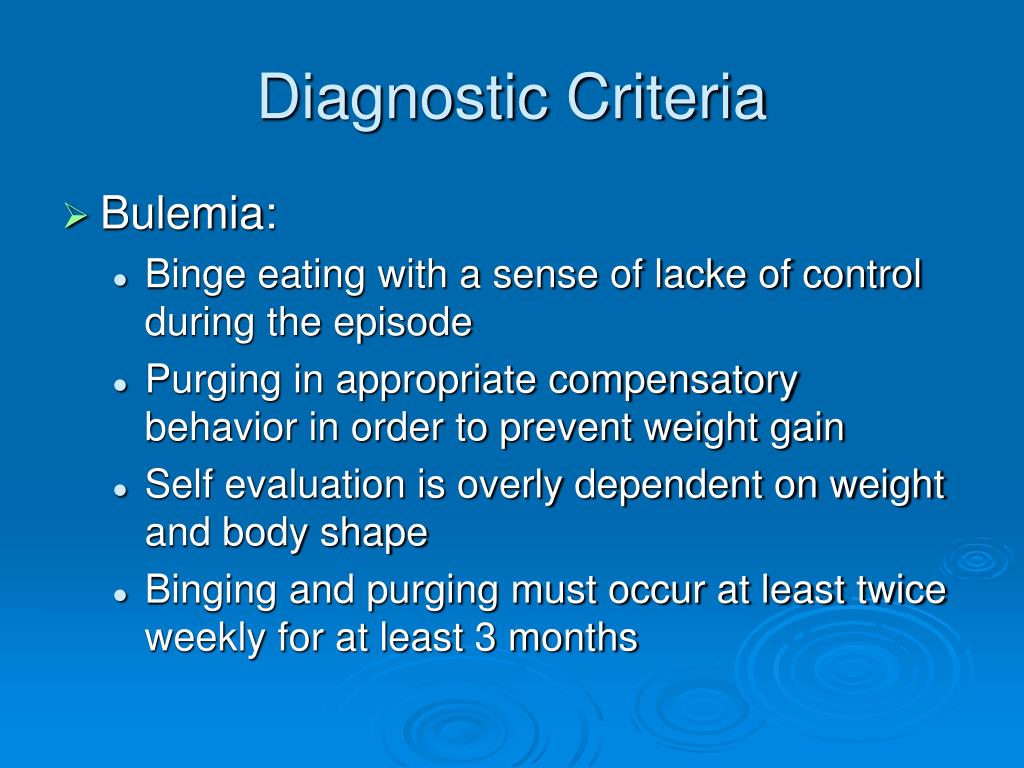 PPT - Anorexia Nervosa and Bulimia Nervosa PowerPoint Presentation ...