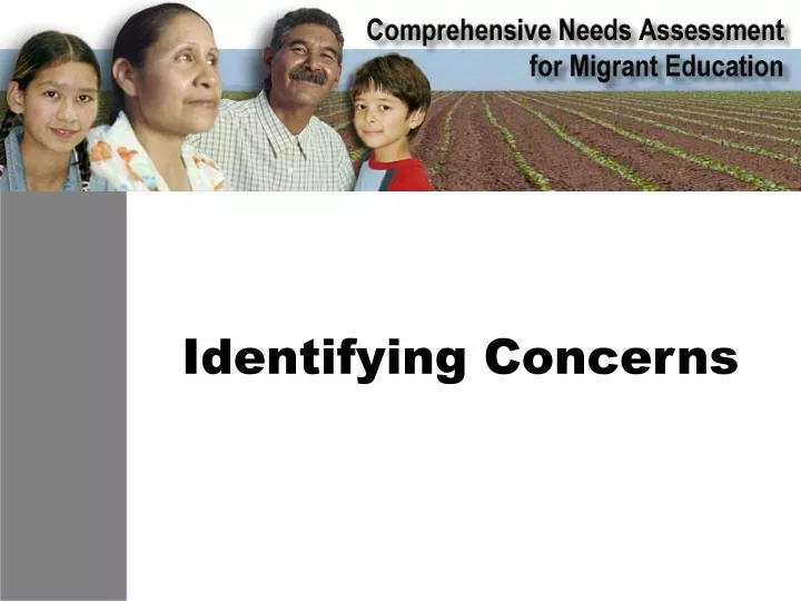 PPT - Identifying Concerns PowerPoint Presentation, free download - ID ...