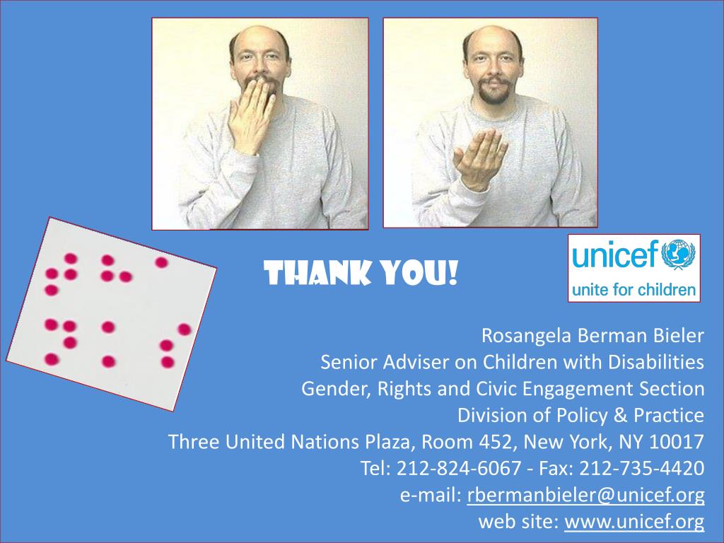 PPT - Conference on Inclusive Education for Children with Disabilities ...