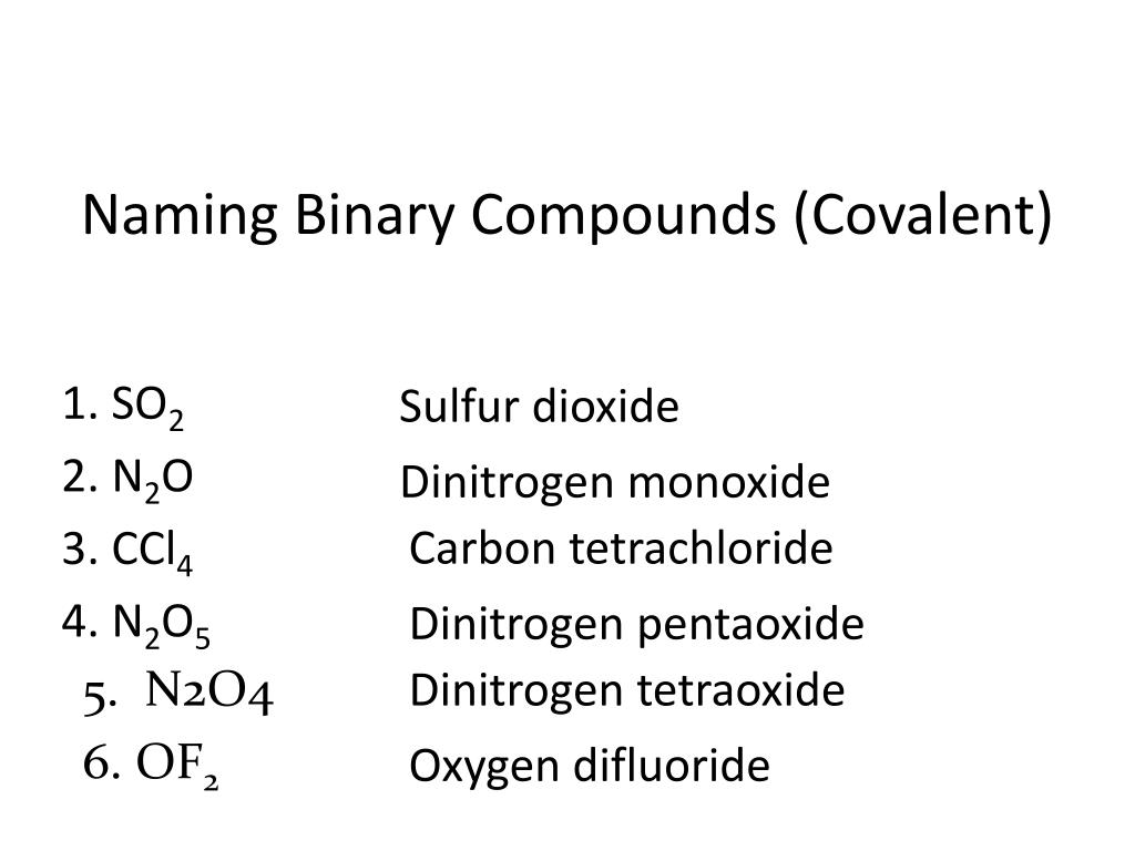 PPT Naming Covalent Compounds PowerPoint Presentation Free Download