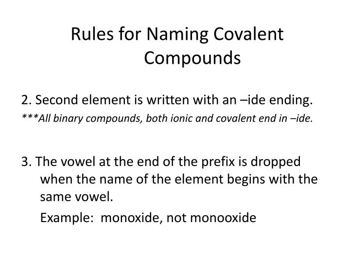 PPT - Naming Covalent Compounds PowerPoint Presentation - ID:1753437