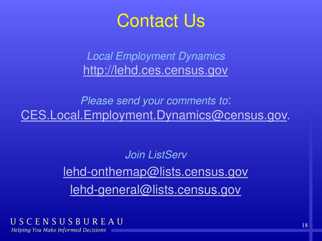 PPT - Local Employment Dynamics: OnTheMap Version 4 New Jersey State ... PPT - Local Employment Dynamics: OnTheMap Version 4 New Jersey State ...