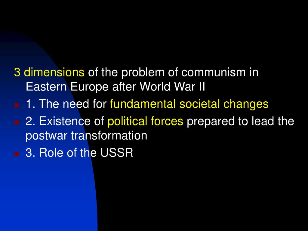 PPT - Establishment of Communist Regimes in Eastern Europe PowerPoint ...