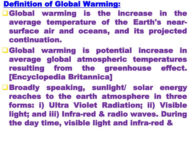 PPT - Lecture # 7: Global Warming PowerPoint Presentation - ID:1754062