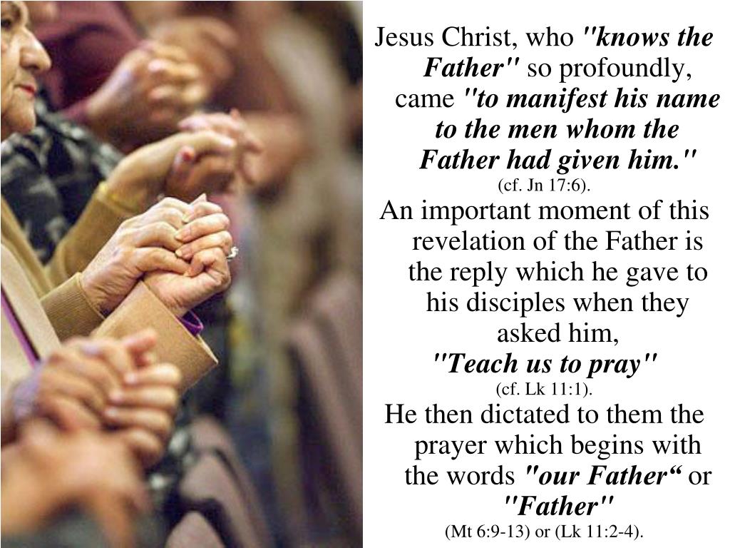 PPT - Jesus' Awareness of His Unique Relationship to the Father General ...