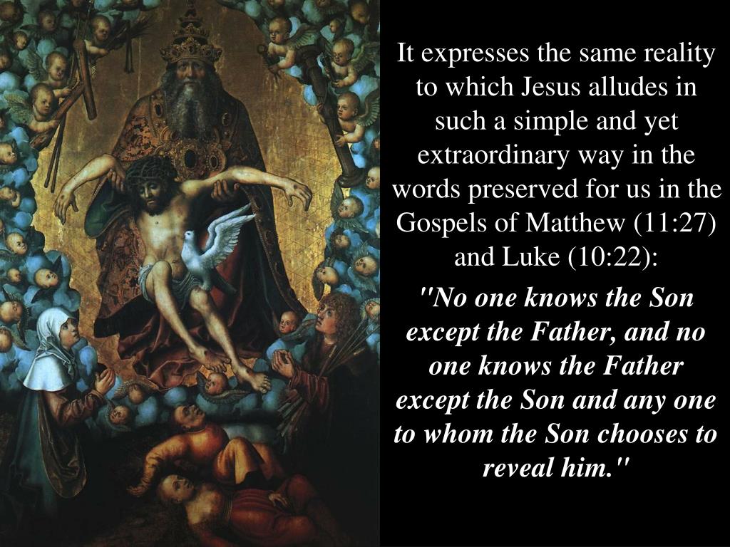 PPT - Jesus' Awareness of His Unique Relationship to the Father General ...