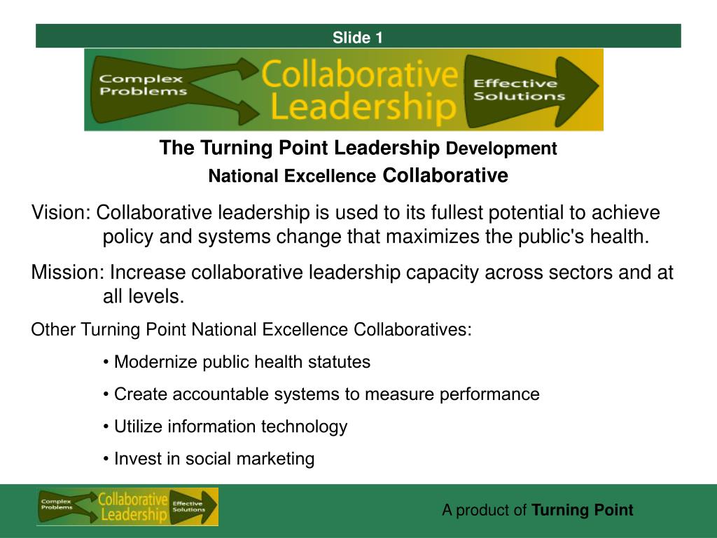 PPT - The Turning Point Leadership Development National Excellence ...