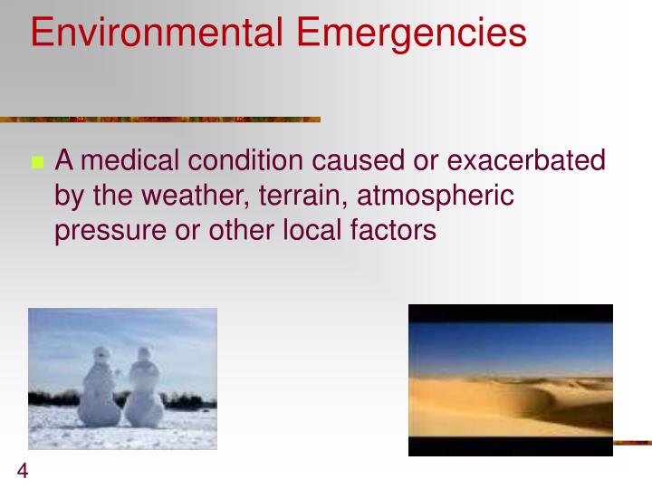 PPT - Environmental Emergencies PowerPoint Presentation - ID:1755761