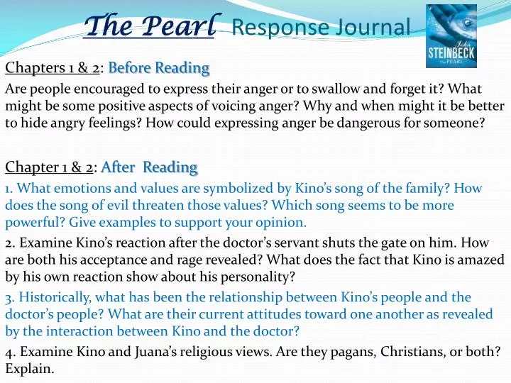 PPT - The Pearl Response Journal PowerPoint Presentation, free download ...