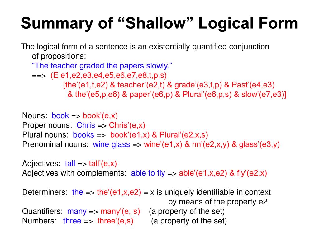 Ppt Cs544 Lecture 4 Syntax And Compositional Semantics Of Conjunctions Powerpoint
