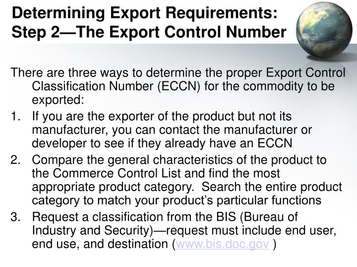 PPT - Steps in the Exporting Process PowerPoint Presentation - ID:1756480