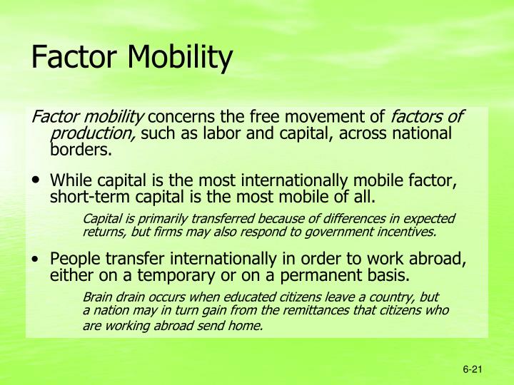 PPT - International Trade and Factor Mobility Theory PowerPoint ...