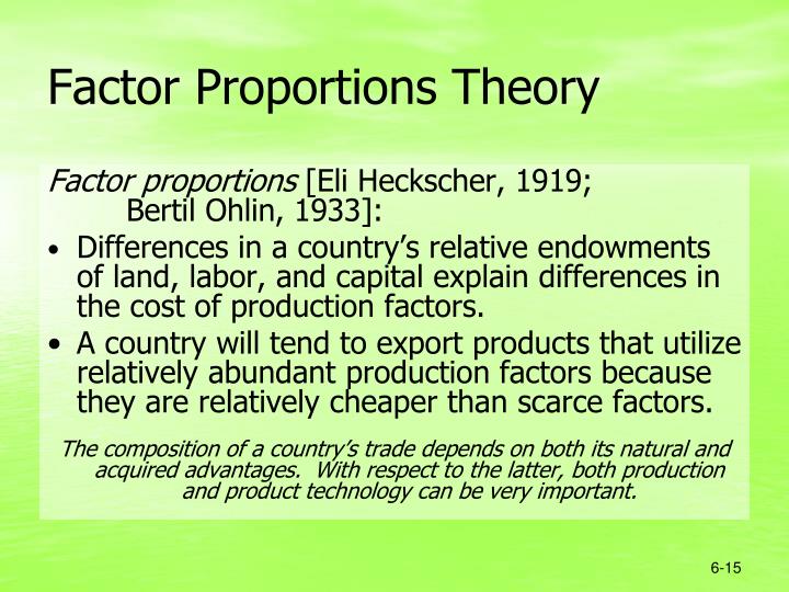 PPT - International Trade and Factor Mobility Theory PowerPoint ...