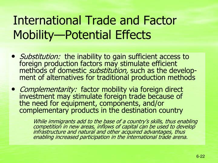 PPT - International Trade and Factor Mobility Theory PowerPoint ...