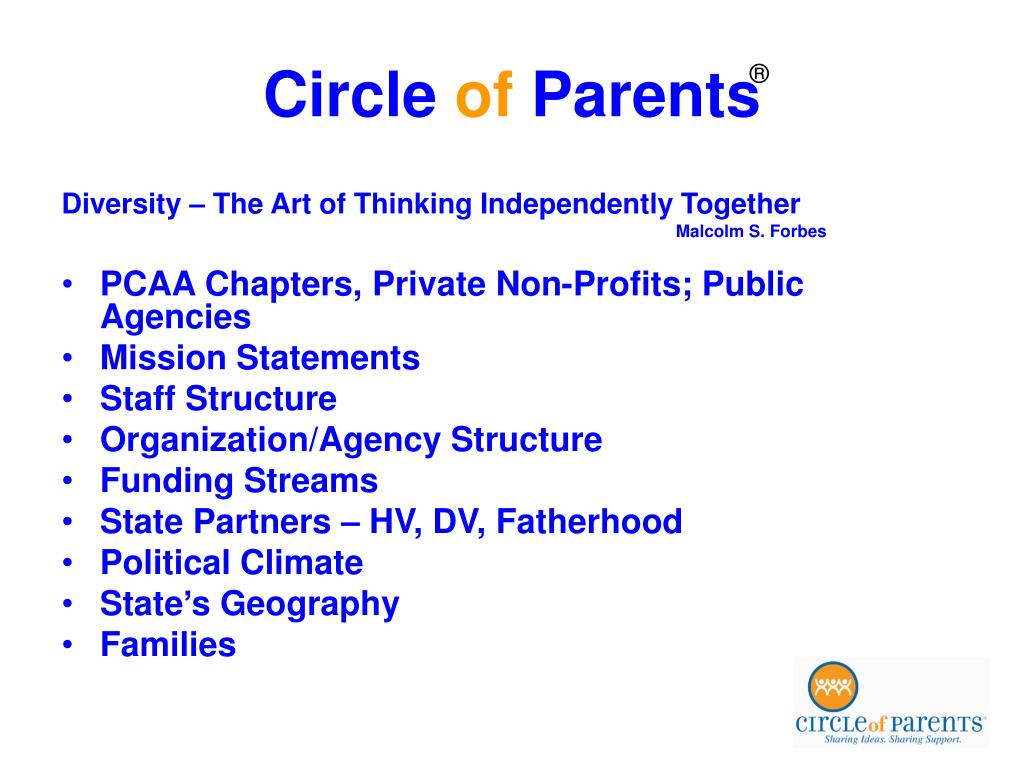PPT - Circle of Parents Partners for Kids: United Hands Make the Best ...