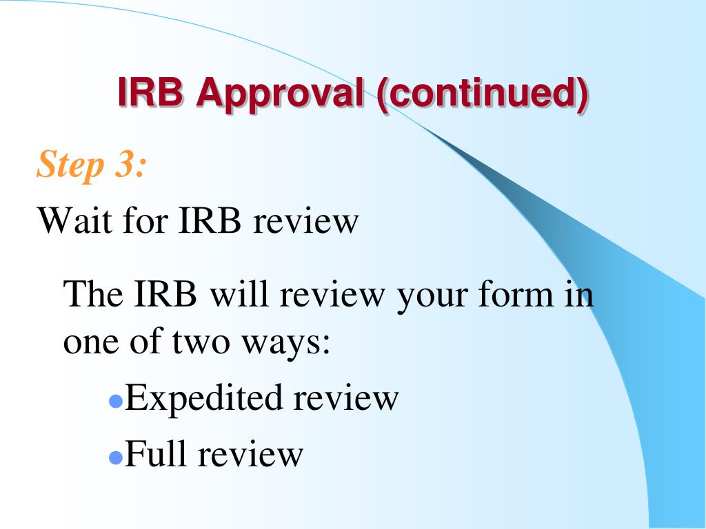 PPT - UW-Stout Institutional Review Board (IRB) for the Protection of ...
