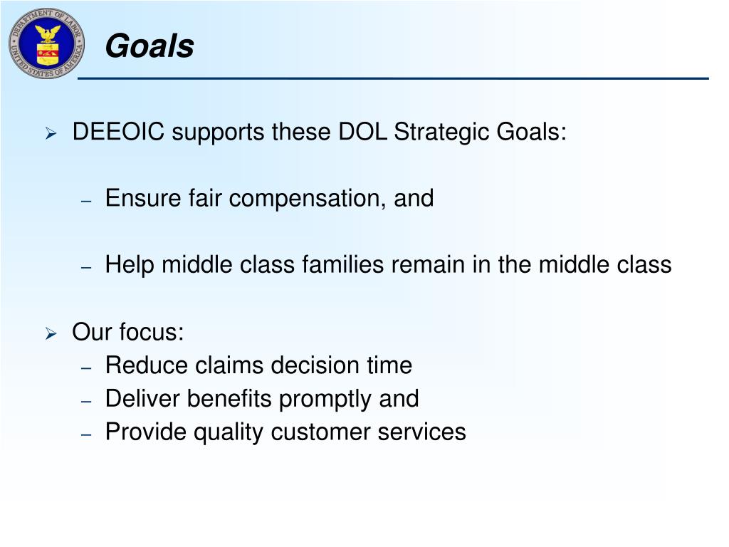 PPT - Stakeholder Consultation U.S. Department of Labor (DOL) Office of ...