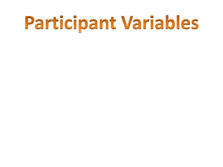 PPT - Variables and the Experimental Method PowerPoint Presentation ...