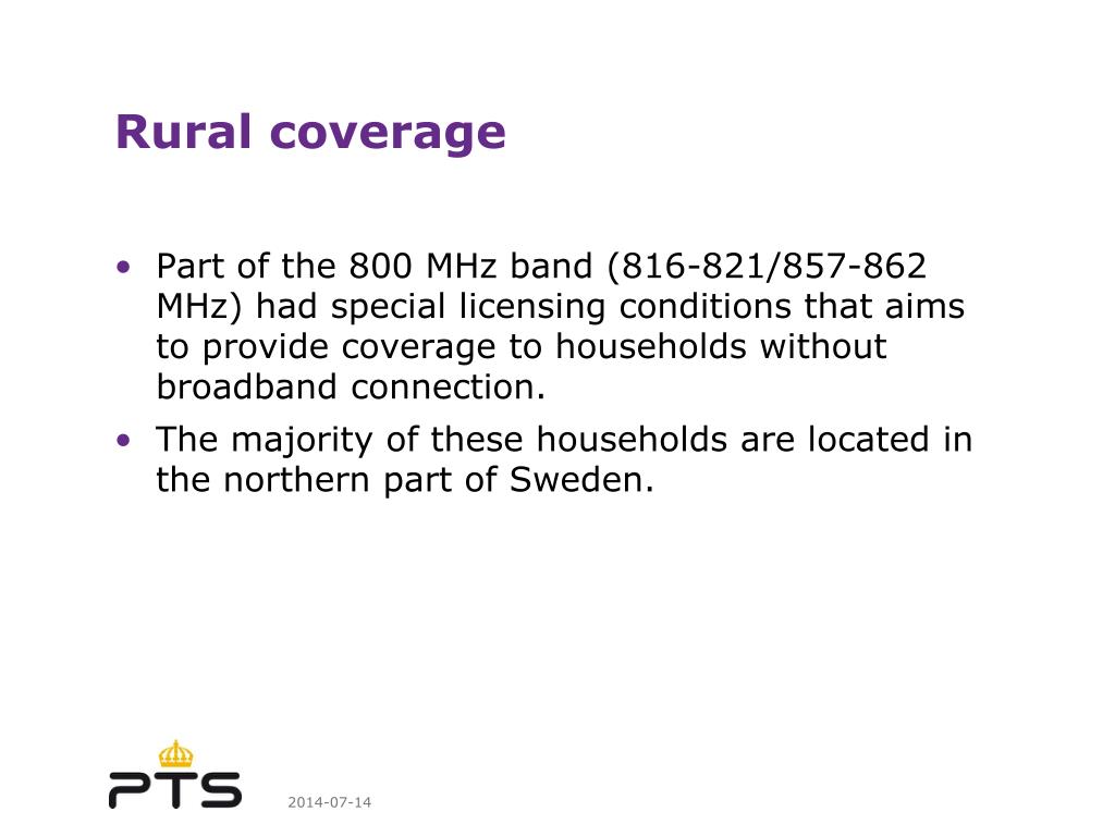 PPT - Experiences of the 800 MHz award in Sweden PowerPoint ...