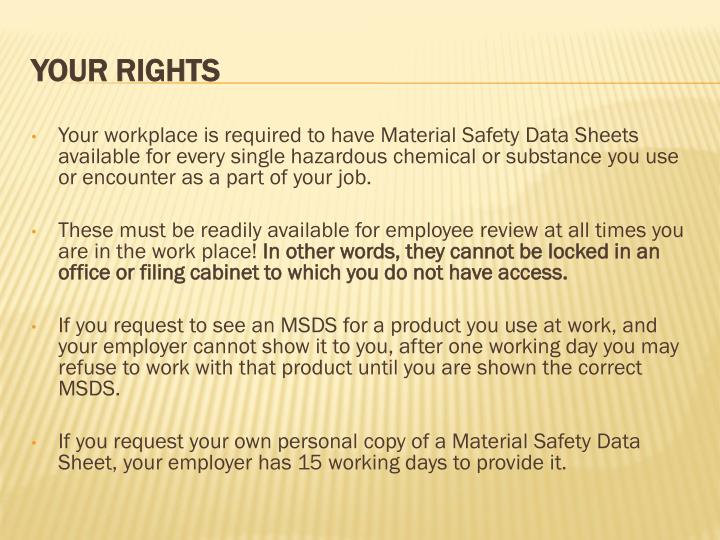 PPT - OSHA Employee Right to Know PowerPoint Presentation - ID:1757559