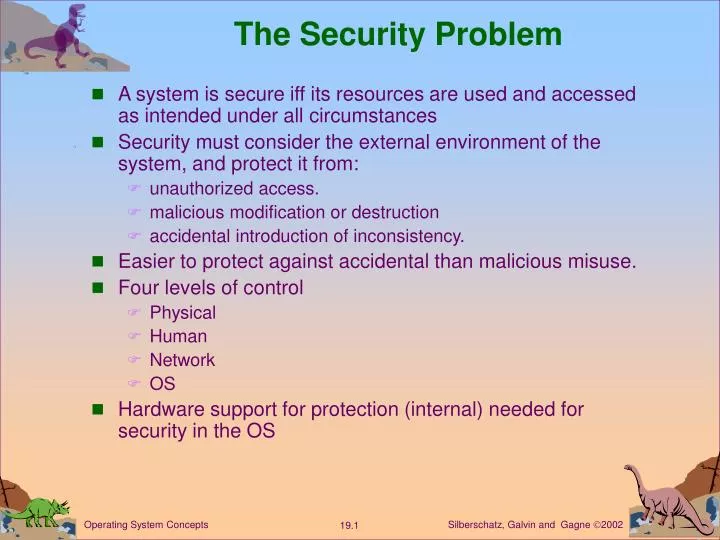 PPT - The Security Problem PowerPoint Presentation, free download - ID ...