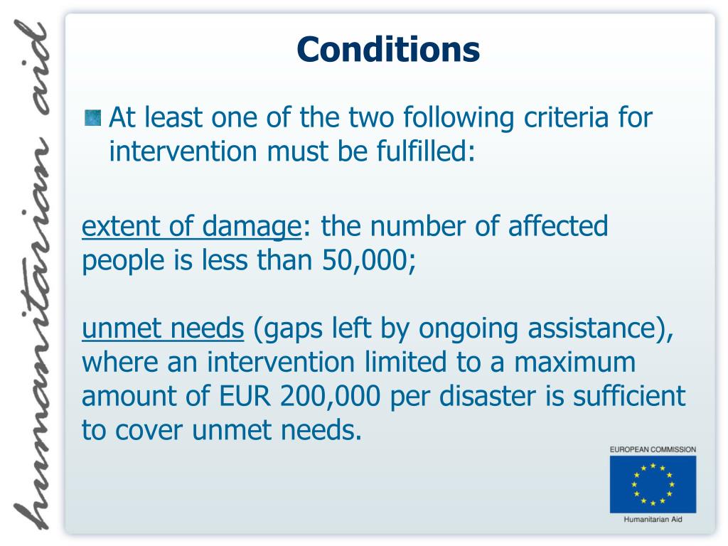 PPT - EUROPEAN COMMISSION HUMANITARIAN AID AND CIVIL PROTECTION (DG ...
