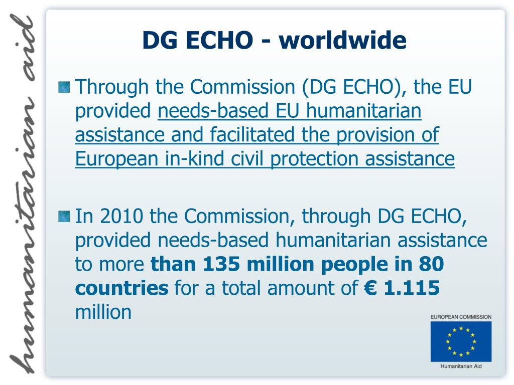 PPT - EUROPEAN COMMISSION HUMANITARIAN AID AND CIVIL PROTECTION (DG ...