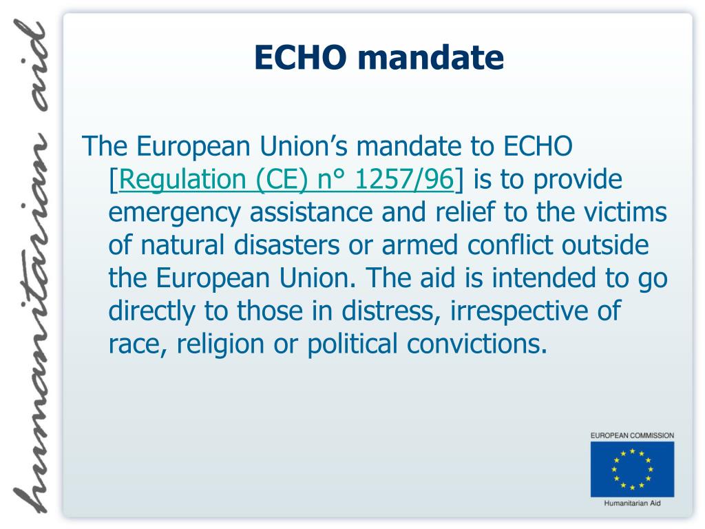 PPT - EUROPEAN COMMISSION HUMANITARIAN AID AND CIVIL PROTECTION (DG ...