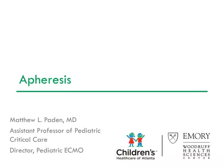 PPT - Apheresis PowerPoint Presentation, free download - ID:1757694